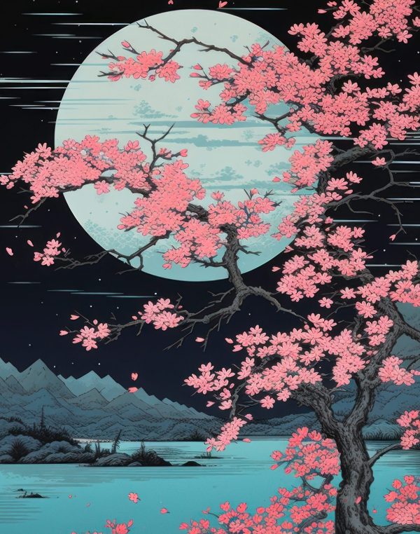 Traditional japanese wood block - Snapwall